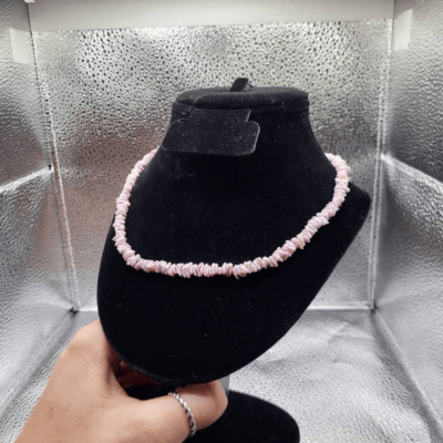 Vintage 90s Lavender Puka Shell Necklace - 18" | eBay