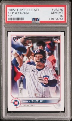 2022 Seiya Suzuki Topps Update RC PSA 10 SP | eBay