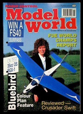 Radio Control MODEL WORLD Magazine::NOVEMBER 1990 | eBay