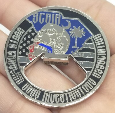 South Carolina Gang Investigators Association Challenge Coin Bottle ...