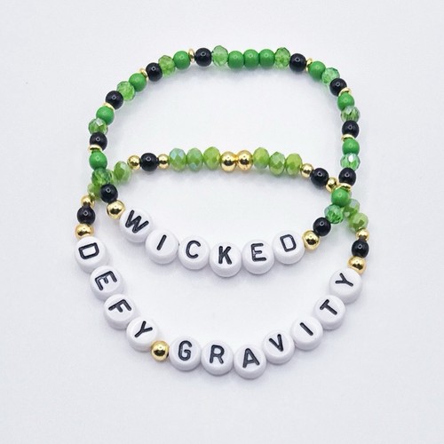 Wicked The Movie Musical Bracelet Set, Defying Gravity, Elphaba ...