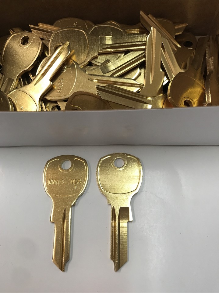 Lot 250 pc NA14 Key Blanks / Mail Box Key / NA14 1069L Key Blank / Ilco ...