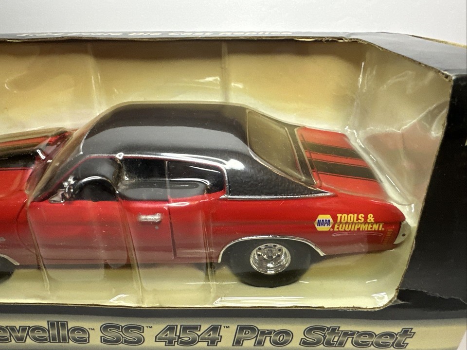 NAPA Tools 1970 Chevy Chevelle SS 454 Pro Street Red NIB 1:24 Scale ...
