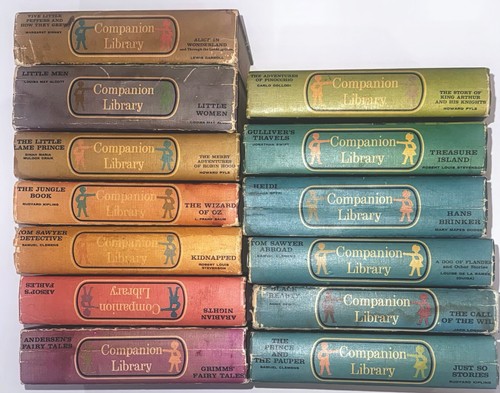 Lot 13 Vintage 1963 Companion Library Hardcover Classics Children’s Kid ...