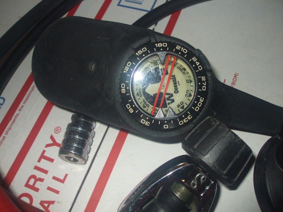 SCUBAPRO GRAPHITE 6250 REGULATOR + MK10 SCUBAPRO VALVE + OCEANIC ...