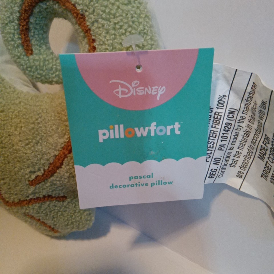 New Disney Princess Tangled Sidekick Pascal Chameleon Pillow Plush ...