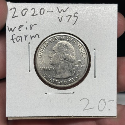 2020-W Weir Farm V75 Quarter | eBay