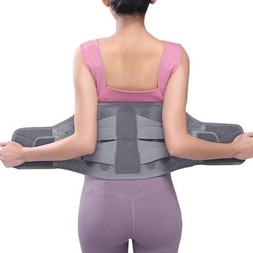 Back Support Belt Breathable Steel Plate Lumbar Support Brace For Lower ...