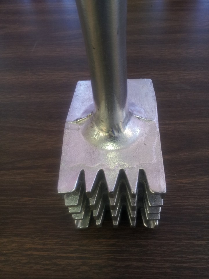MEAT TENDERIZER MALLET HEAVY DUTY CAST ALUMINUM ALLOY (CHOOSE 10" or 13 ...