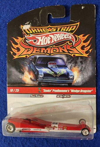 Hot Wheels Drag strip Demons “Snake” Prudhomme’s “Wedge Dragster ...