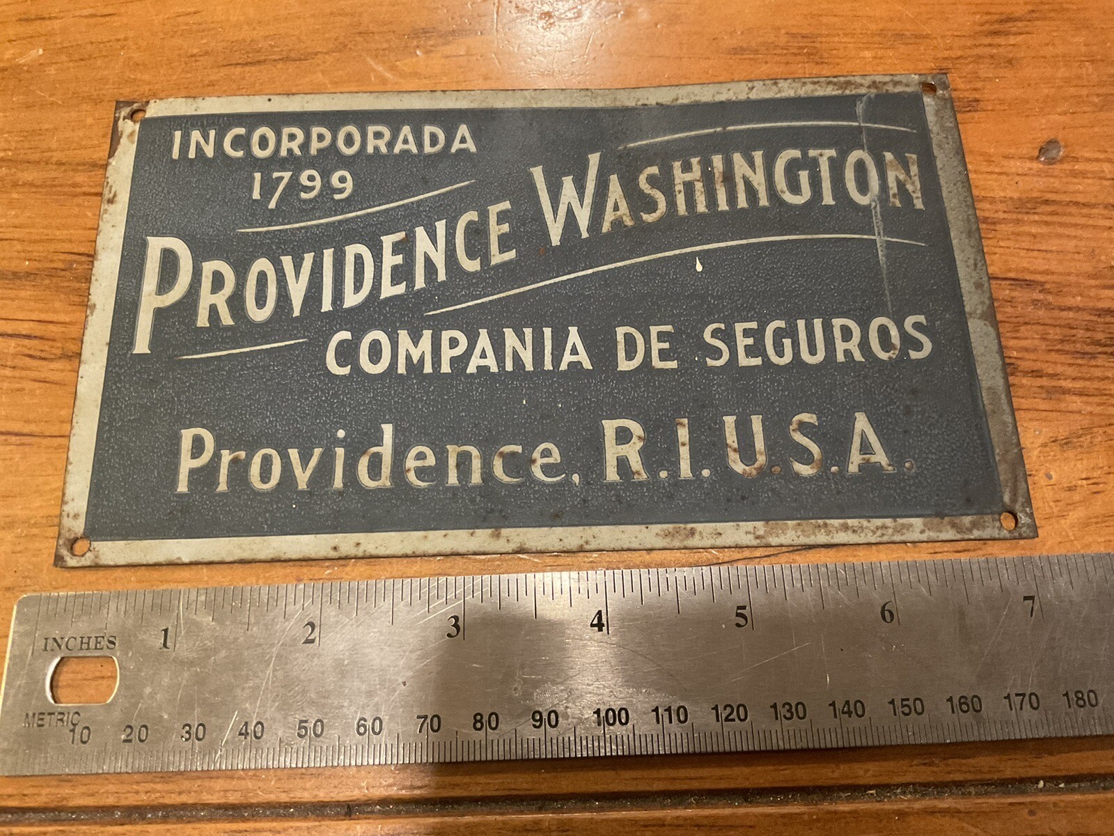 ORIGINAL SCARCE 1800s PROVIDENCE WASHINGTON RHODE ISLAND FIRE INSURANCE ...