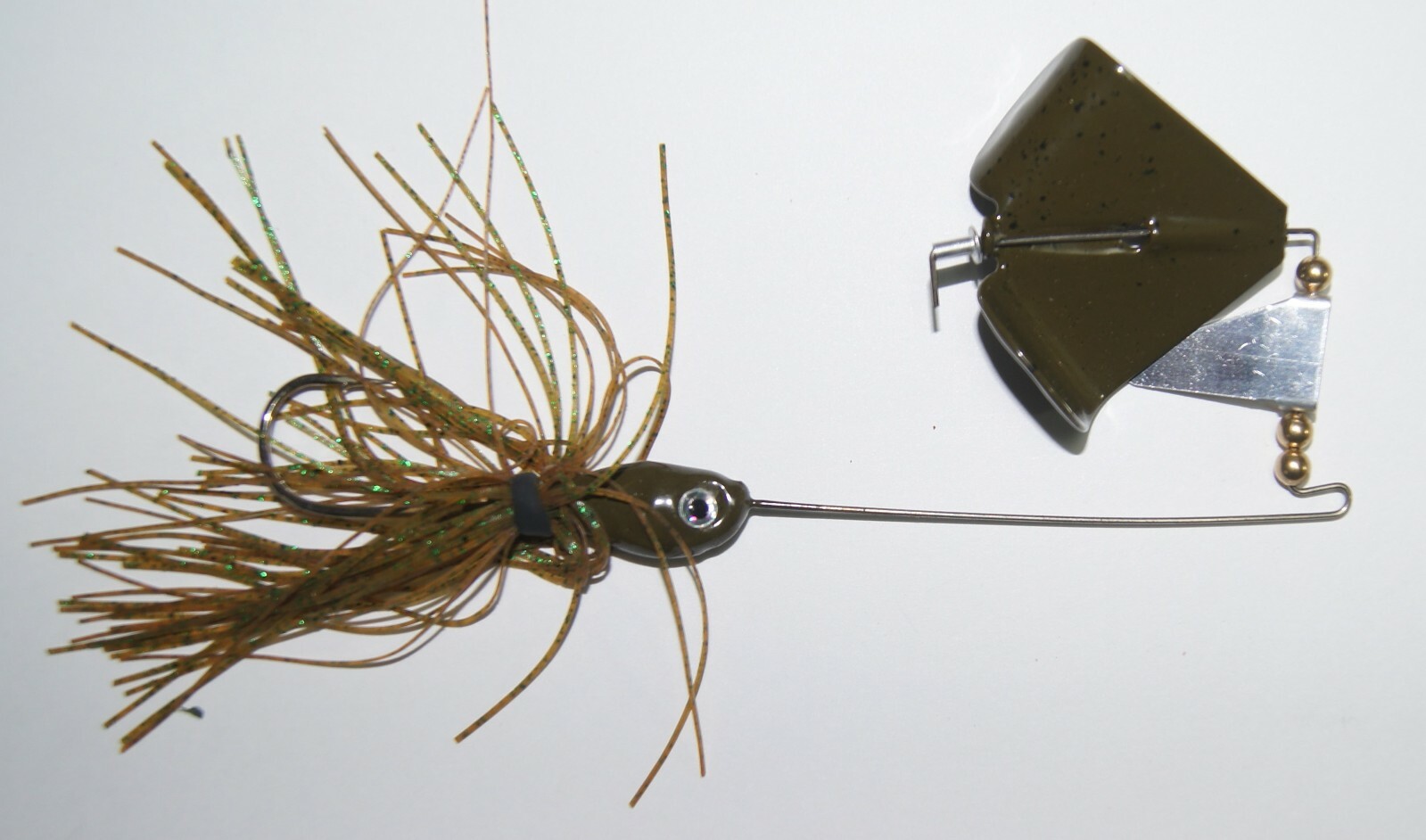 Fish Techniques Buzz Bait, Painted Delta Blade + Clacker, (6) Sizes-(11 ...