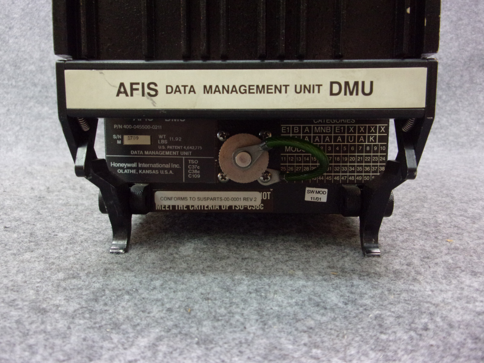 Honeywell AFIS DMU P/N 400-045500-0211 | eBay