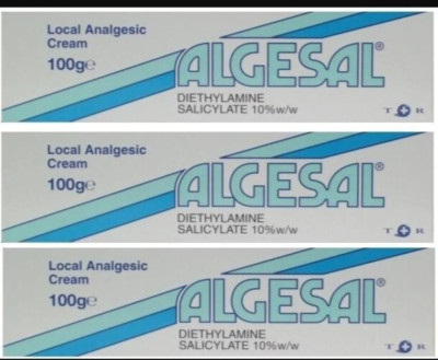 3 x Algesal Local Analgesic Cream - 100g | eBay UK