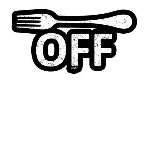 2 x Large Car Stickers - fork off Decal Bumper Bike Truck Laptop Window ...