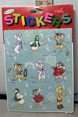 Vintage Gibson stickers Disney The rescuers sealed sticker pack. NOS | eBay