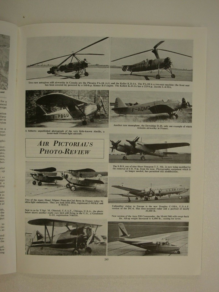 Air Pictorial Aug 1954 (Japanese Jet Aircraft WW2, Folland Aircraft, A4 ...