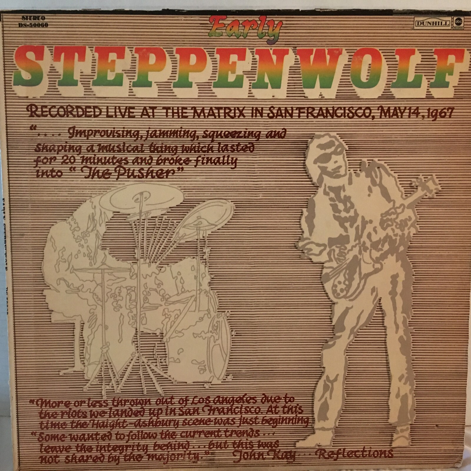 STEPPENWOLF LP EARLY STEPPENWOLF ,LIVE | eBay