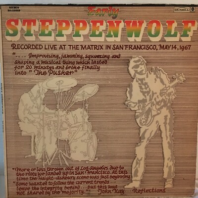 STEPPENWOLF LP EARLY STEPPENWOLF ,LIVE | eBay