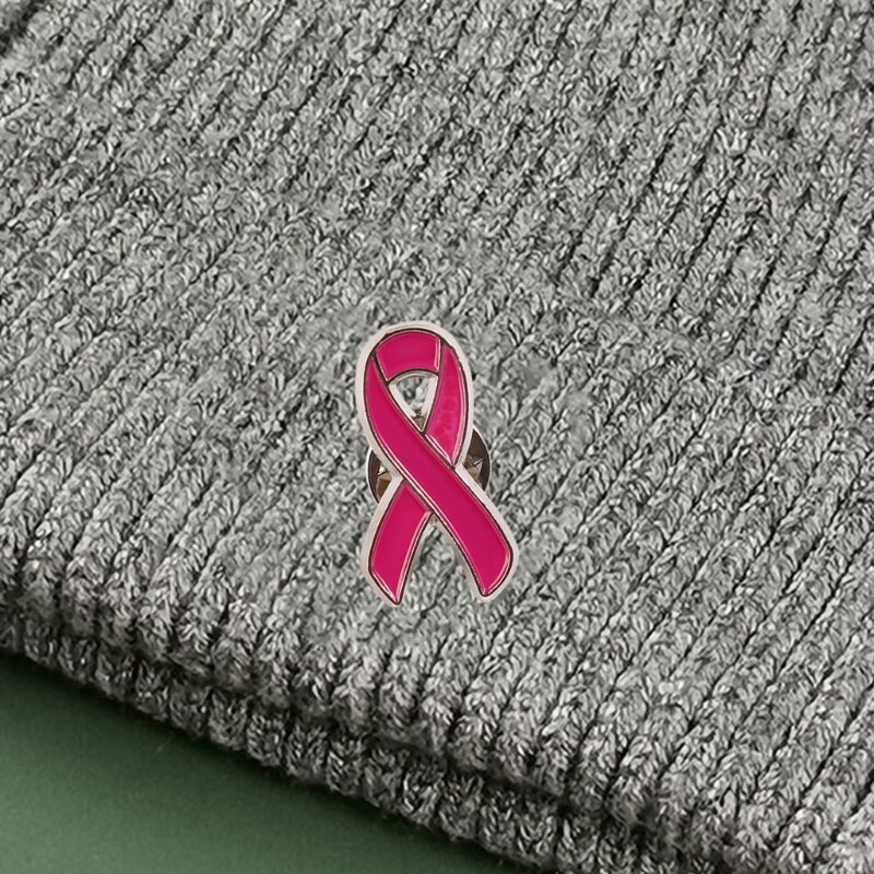 Pink Ribbon Brooch Pins Hope Awareness Lapel Pin | eBay