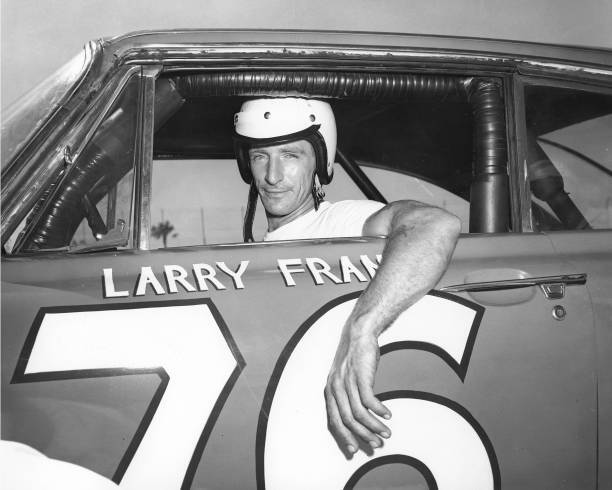 Stock Car Nascar Motor Racing Driver Larry Frank c1950s 7 Old Photo ...