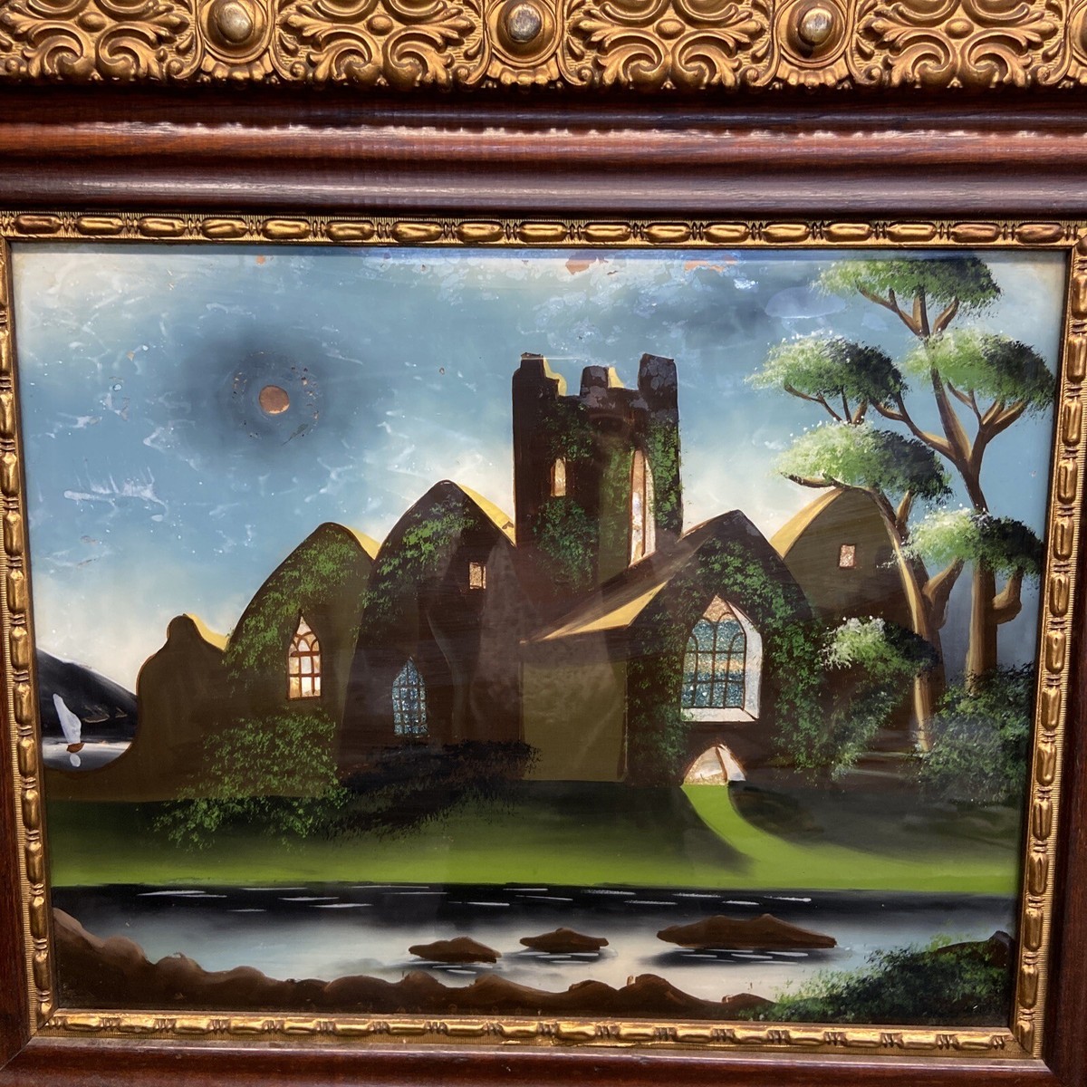 Reverse Painting On Glass