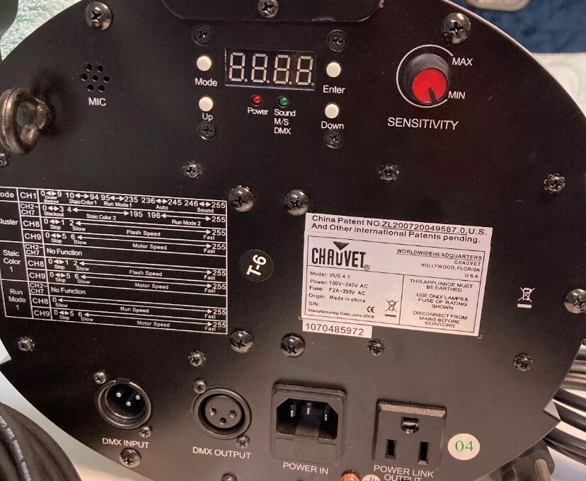 DJ Lighting - Chauvet VUE 4.1 DMX LED Moonflower Light - Includes 25 ...