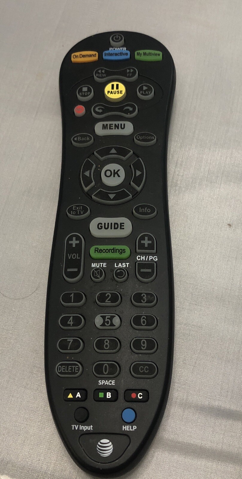 AT&T U-Verse S30-S1B Programmable IR Universal Remote Control Untested ...