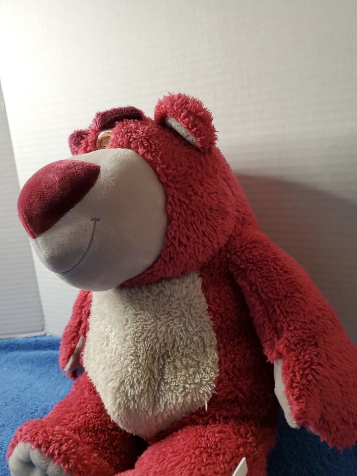 Disney Store Pixar Plush Lotso Teddy Bear Toy Story Stuffed Animal 14 ...