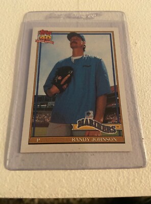 1991 topps 40 years of baseball Randy Johnson card | eBay