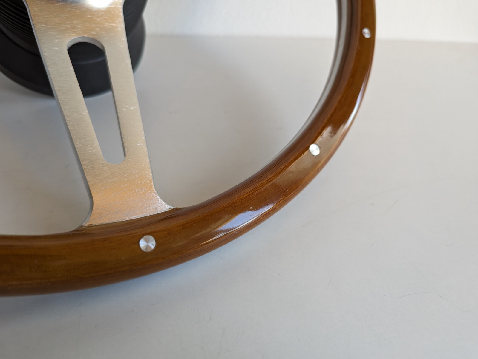 Steering Wheel fits For Land Rover Defender Discovery Wood Vintage 36 ...