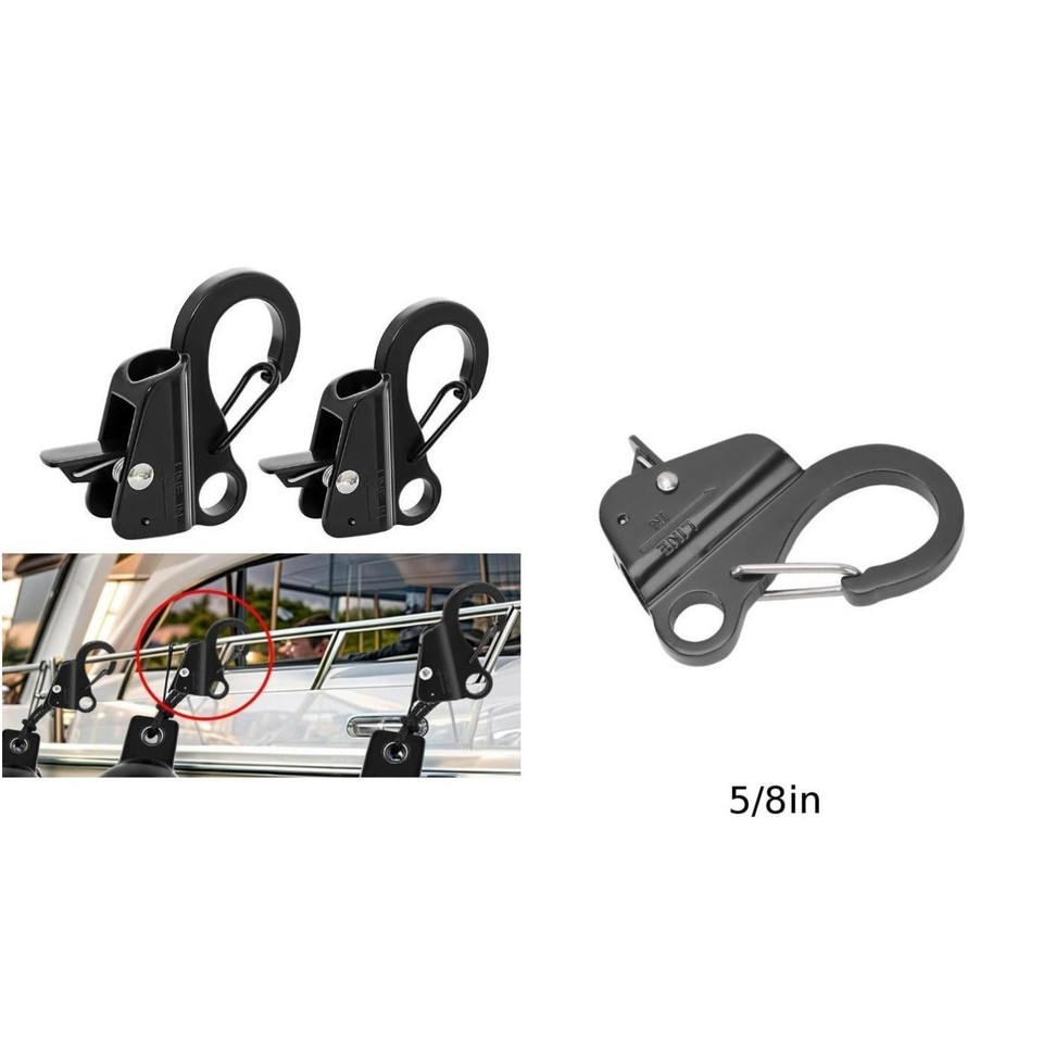 Marine Stainless Steel Rope Clips Adjustable Length for Boat For Fender ...