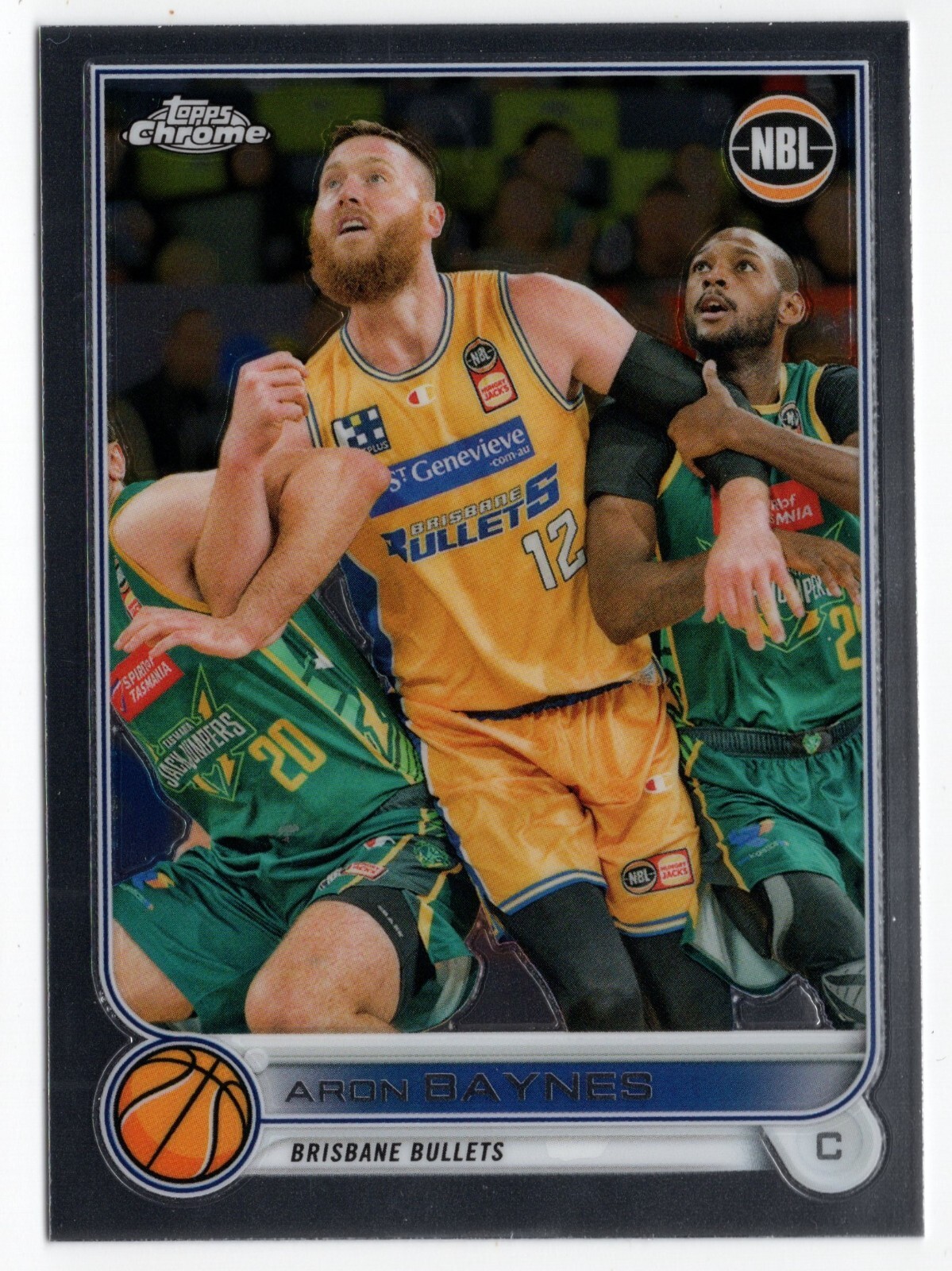 2022-23 Topps Chrome NBL Aron Baynes Brisbane Bullets (#11) | eBay