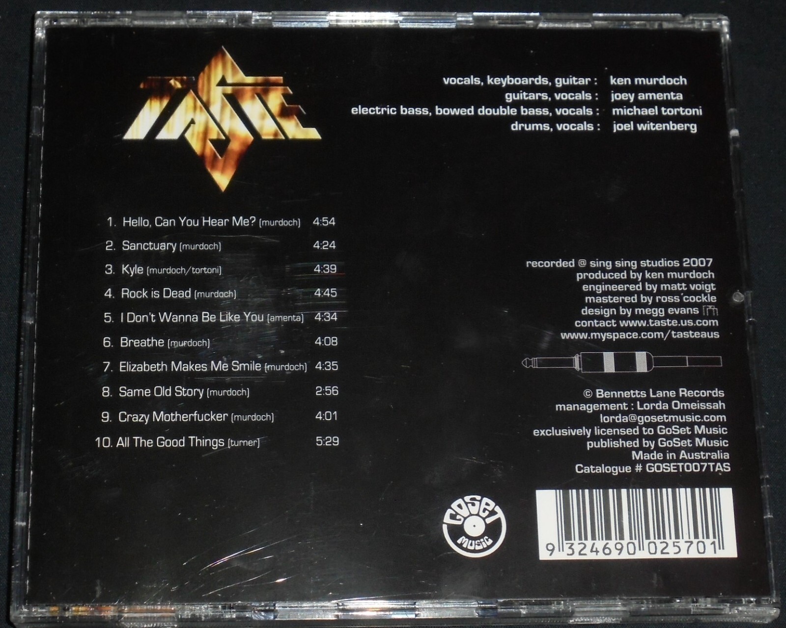 TASTE - ROCK DEAD -10 TRACK CD- GOSET007TAS | eBay