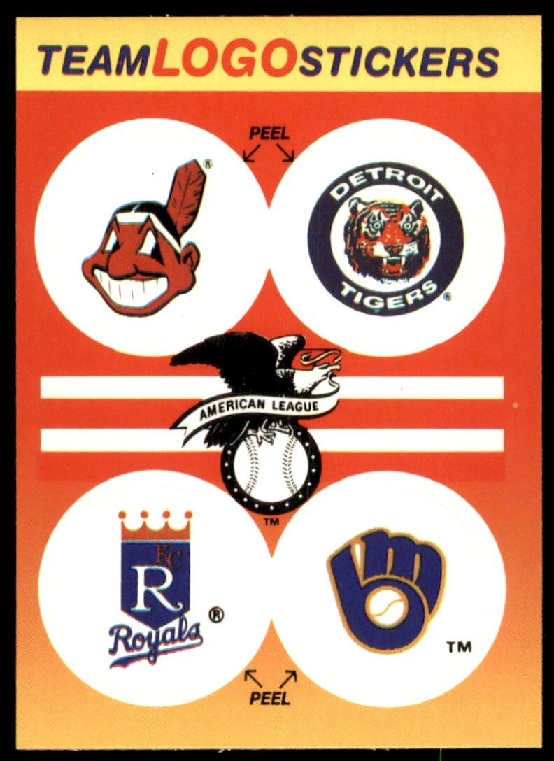 Fleer Team Logo Stickers