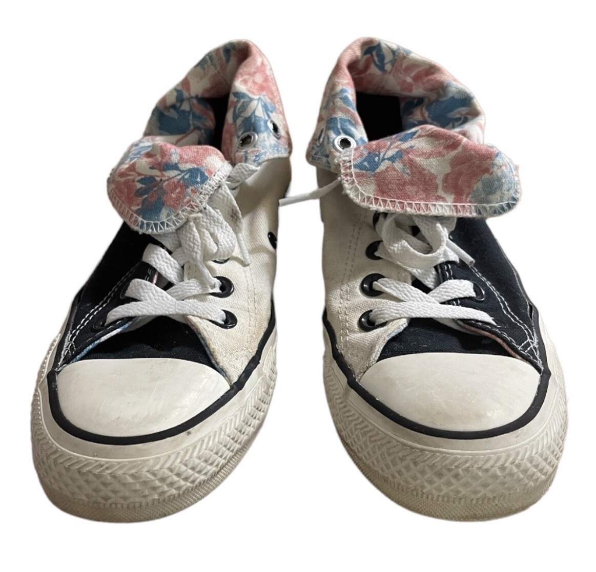 Converse all star half white half black women ‘s snea… - Gem