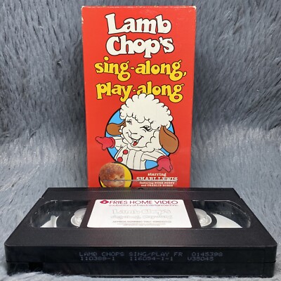 Lamb Chops Sing-Along, Play-Along VHS Tape 1988 Shari Lewis Music Kids ...