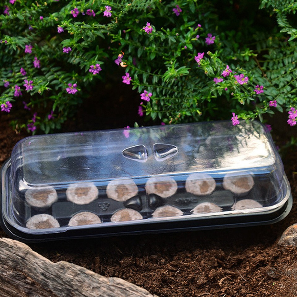 5 Sets Plant Humidity Dome Germination Pots Hydroponic Grow Trays ...