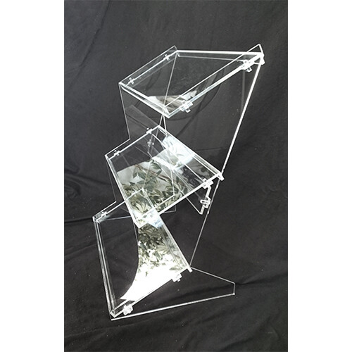 Acrylic Stand Type10 3Tier for Cre8audio Nifty/4ms Pod/Other Eurorack ...