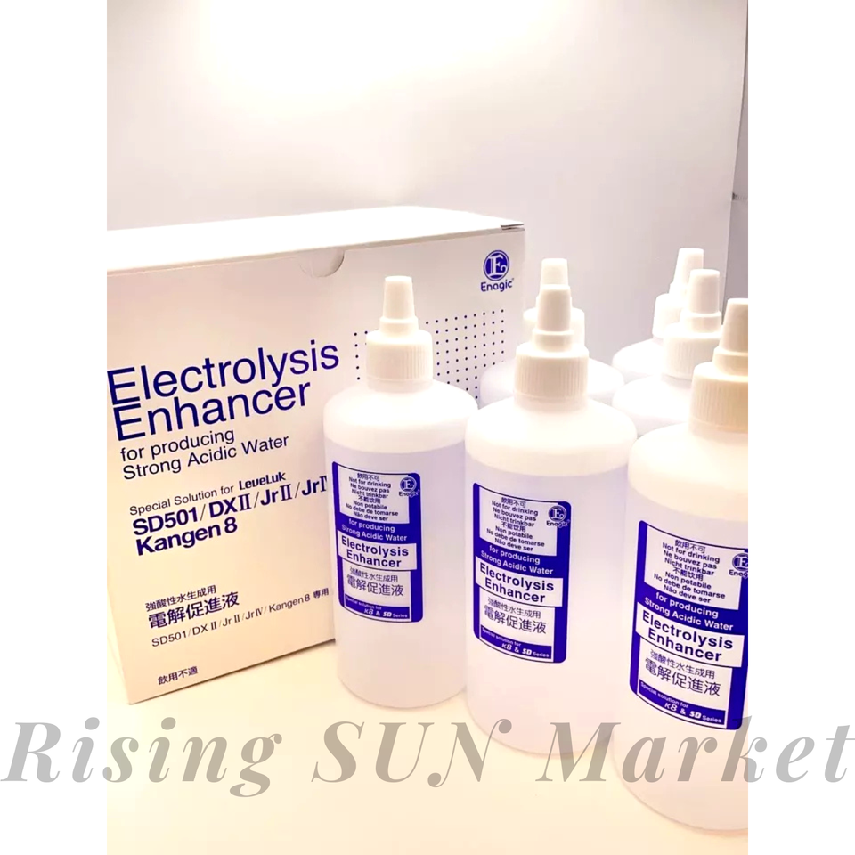 Electrolysis Accelerating Solution Enagic Set of 6 KANGEN8, SD501, DXⅡ ...