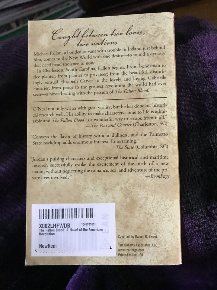 THE FALLON BLOOD By Robert Jordan & Reagan O'neal New Ships Immediately ...