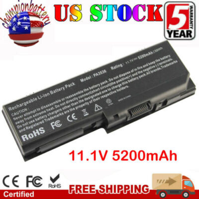 PA3536U-1BRS Battery for Toshiba Satellite PABAS100 X200 P300 L350 ...