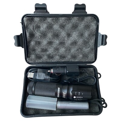 Shadowhawk X800 Tactical Flashlight Kit Battery Charger Case | eBay