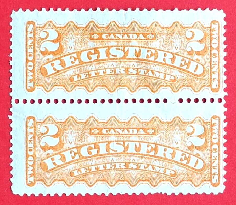 Canada Stamp # F1 Registration Stamp 1MNH/1MH CV$300 | eBay
