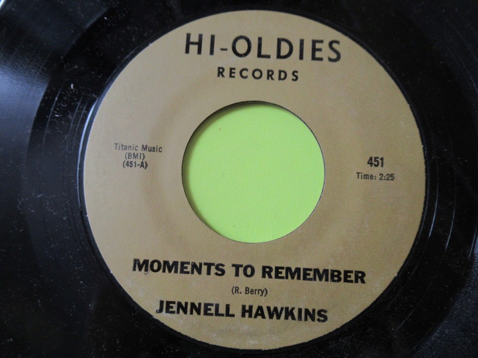 JENNELL HAWKINS - MOMENTS TO REMEMBER / SWEET MEMORIES 45 7" OLDIES | eBay