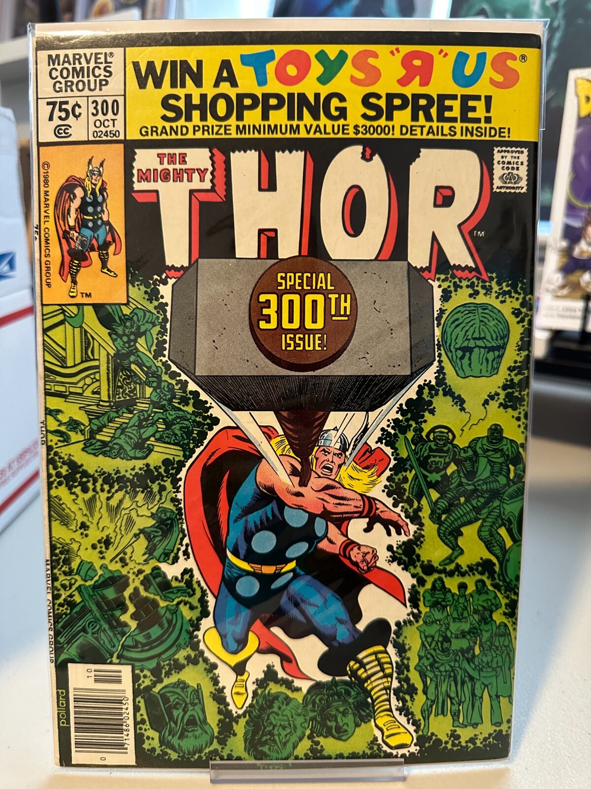 The Mighty Thor #300 (1980) Newsstand Variant - Origin of Odin and Thor ...