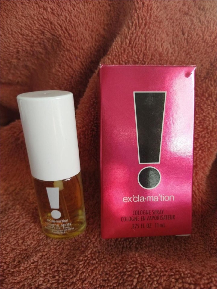 EXCLAMATION Perfume .375 oz Mini Cologne Spray NIB | eBay