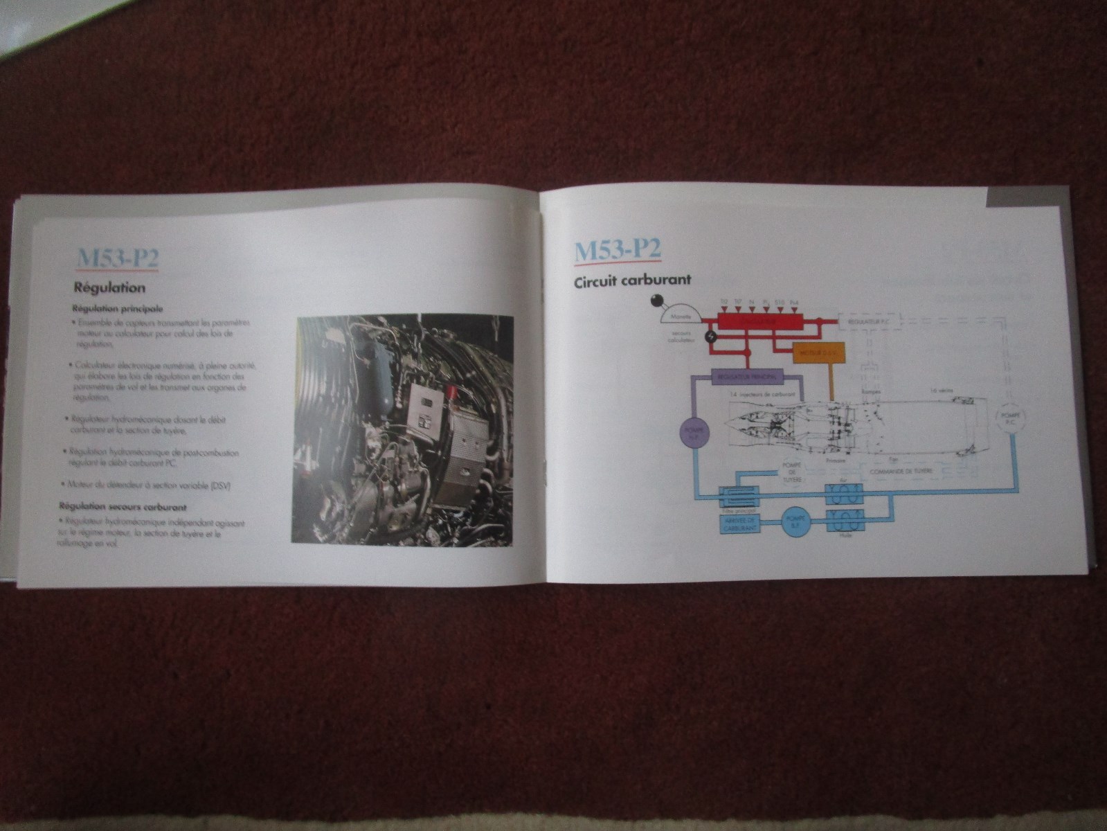 4/1992 PLAQUETTE SNECMA M53-P2 ENGINE MOTEUR DASSAULT MIRAGE 2000 ARMEE ...