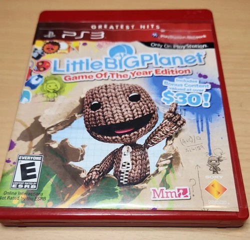 LittleBigPlanet Game of the Year Edition GH Playstation 3 PS3 VGC ...