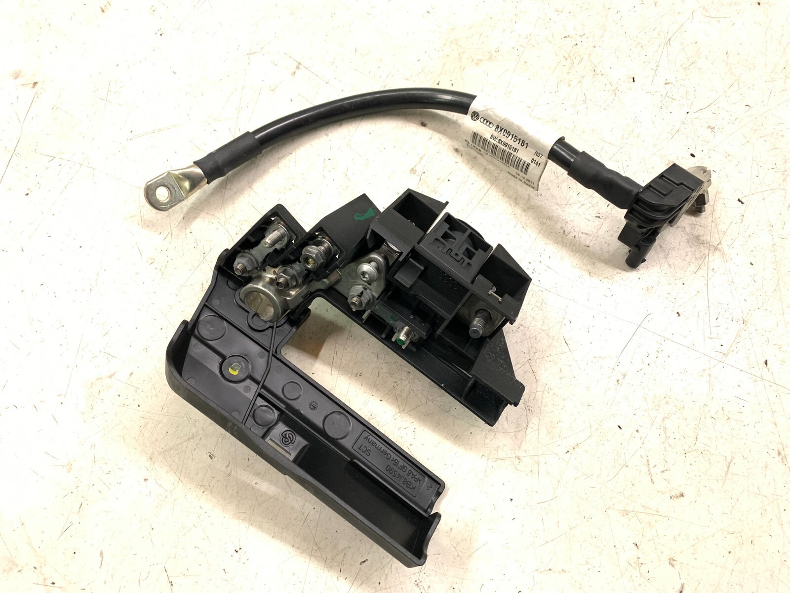 Audi A6 4G Kabel Batterie Anschluss Klemmen PLUS MINUS Sensor 8X0915181 ...